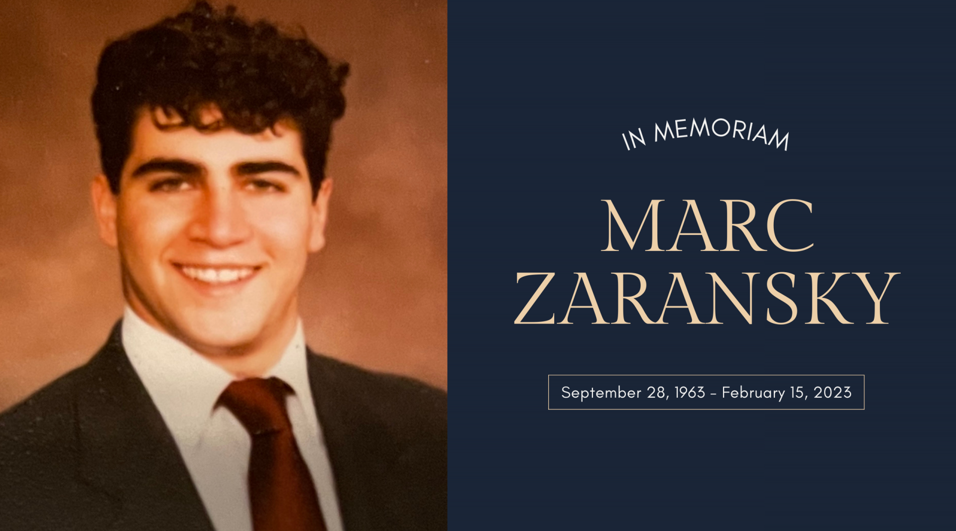 Marc Zaransky Memorial | AEPi